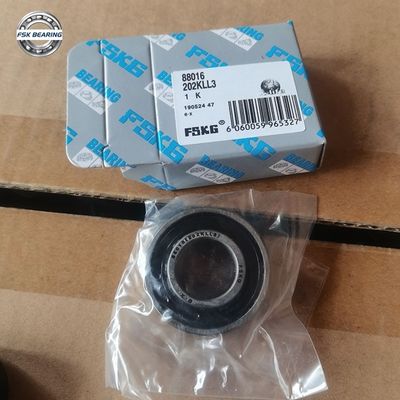 Single Row 88016 202KLL3 Radial Deep Groove Ball Bearing ID 16 mm OD 35 mm