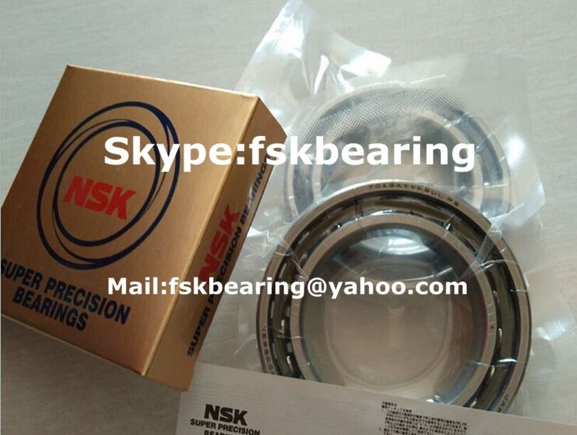 Bakelite Cage 7006CTA / P5 Angular Contact Ball Bearing For Machine Shaft