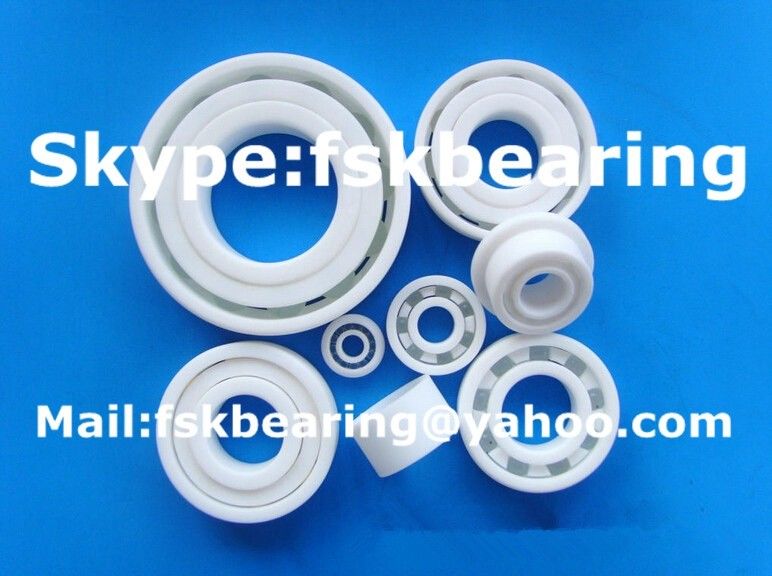 Double Row 1204 ZrO2 Full Ceramic Ball Bearings For Textile Manufacturing