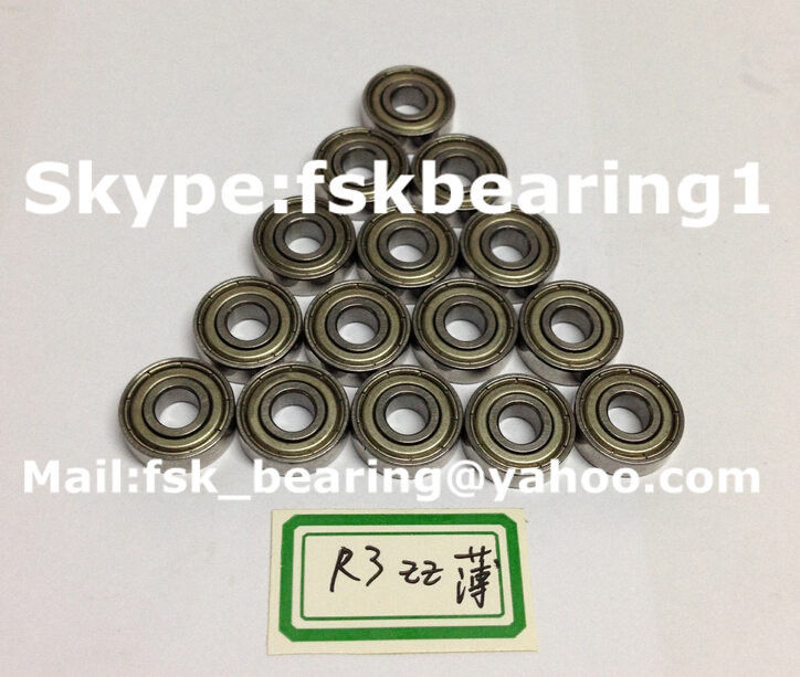 R3/R3ZZ/ R3 2RS Miniature Deep Groove Ball Bearing Inch Size Non - standard