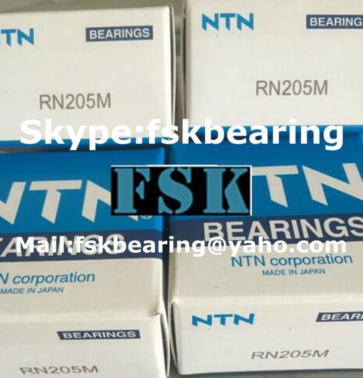 Eccentric RN205M Cylindrical Roller Bearing Brass Cage for Reduction Box