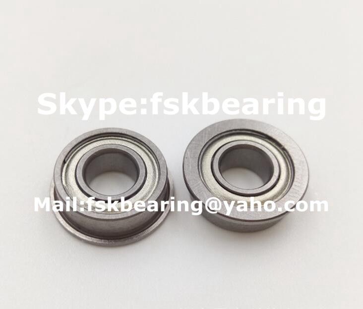 Miniature MF126ZZ Flange Deep Groove Ball Bearing Chrome Steel ...