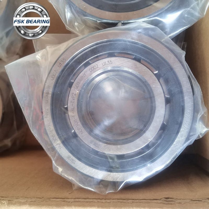 Radial NUP308-E-XL-TVP2 Cylindrical Roller Bearing 40*90*23mm Single Row For Agriculture