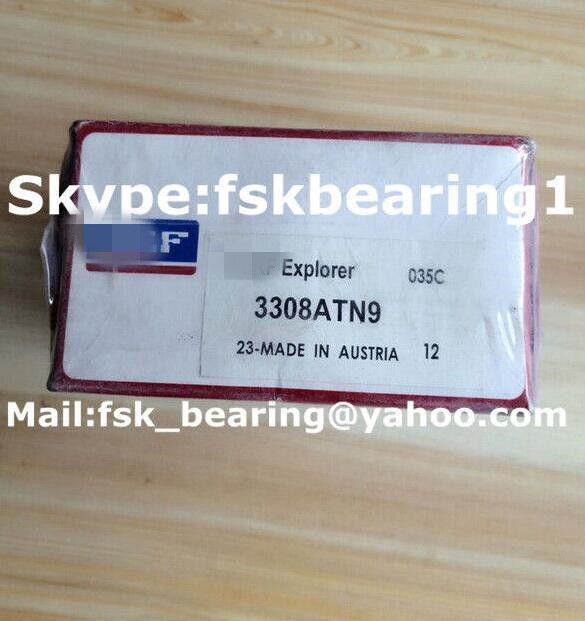 Steel Cage Angular Contact Ball Bearing 3308 ATN9 40mm x 90mm x 36.5mm