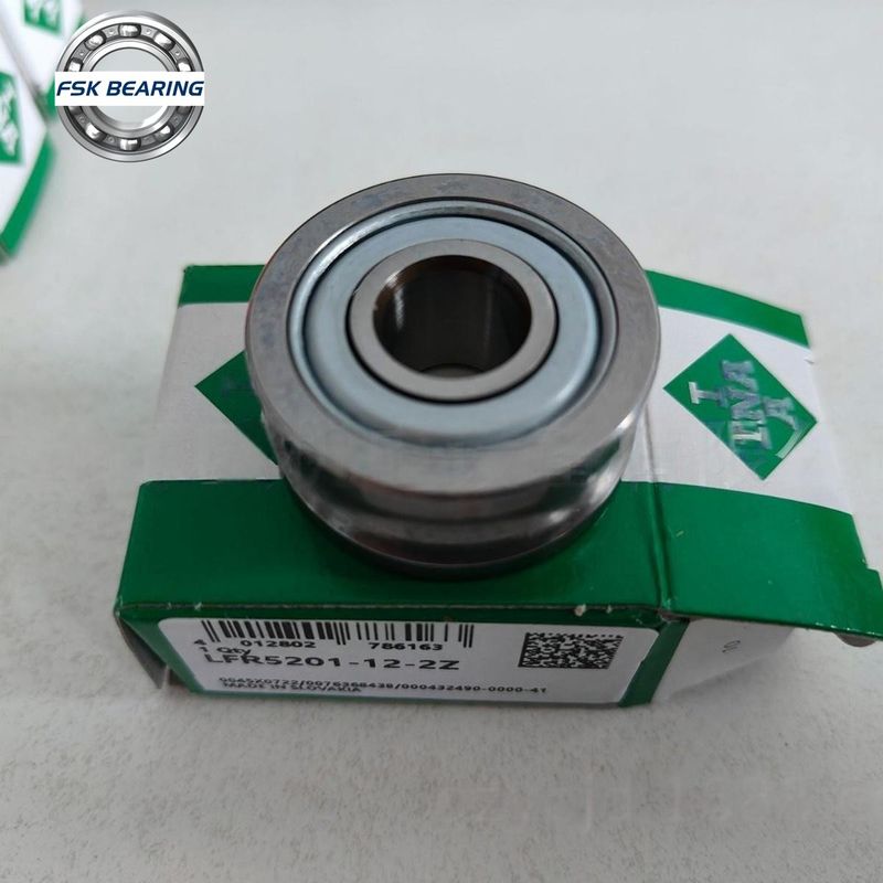 Smooth LFR5201-12-2Z Outer Ring Grooved Roller Bearing LFR5 Series ...