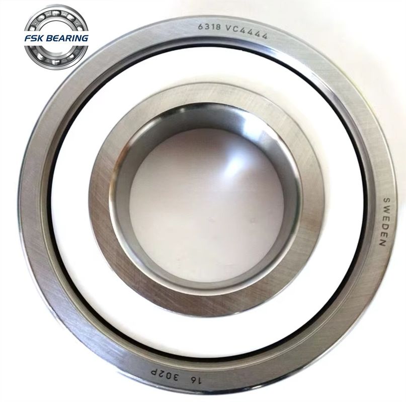 Single Row 6318 VC4444 Deep Groove Ball Bearing High Nitrogen Stainless ...