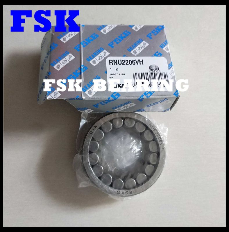 Nylon Cage RNU 2206 VH Cylindrical Roller Bearing Without Inner Ring , Self Retained