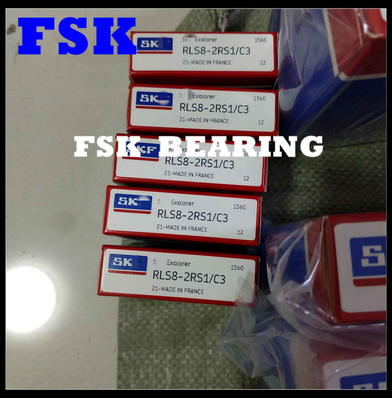 Inched RLS8ZZ , RLS8-2RS Deep Groove Ball Bearing 25.4 × 57.15 × 15 ...