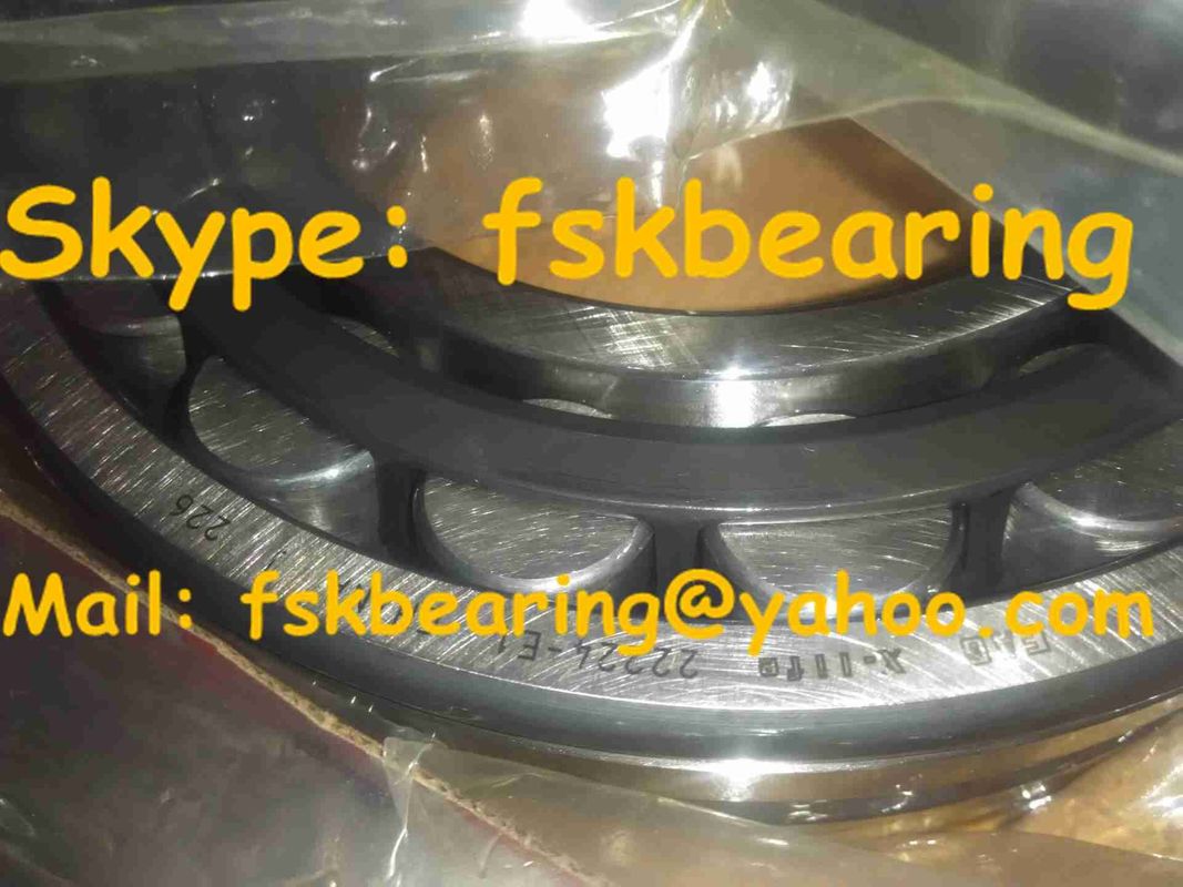Steel Cage 22224-E1 FAG Vibrating Screen Bearings Double Row