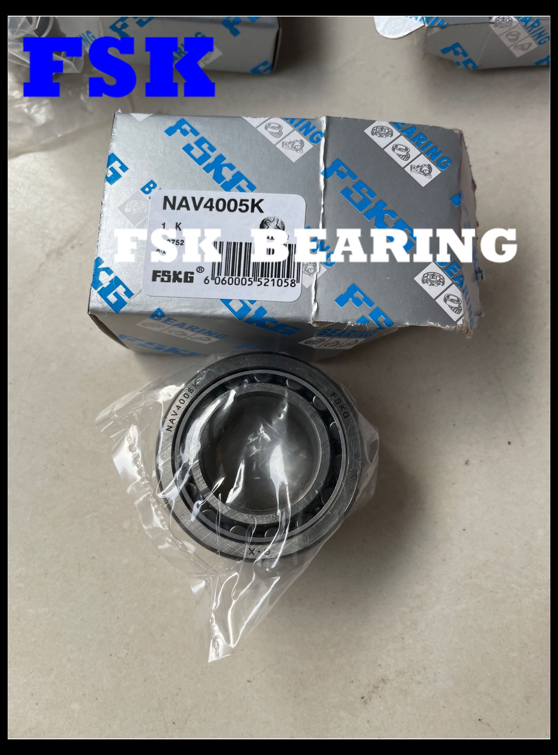 Full Complement Needle Roller Bearings NAV4005 NAV4005K With Inner Ring