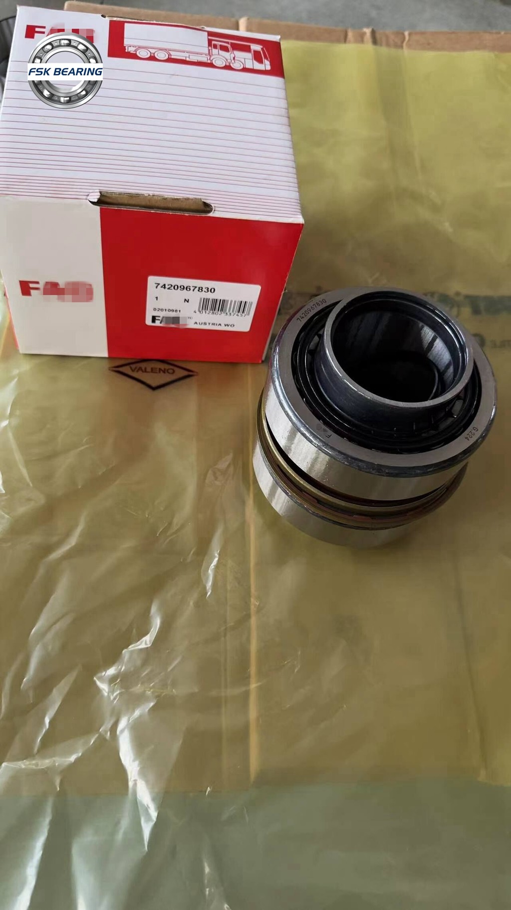 Silent 7420967830 Axle Truck Hub Wheel Bearing 58*110*115mm For MAN SAF