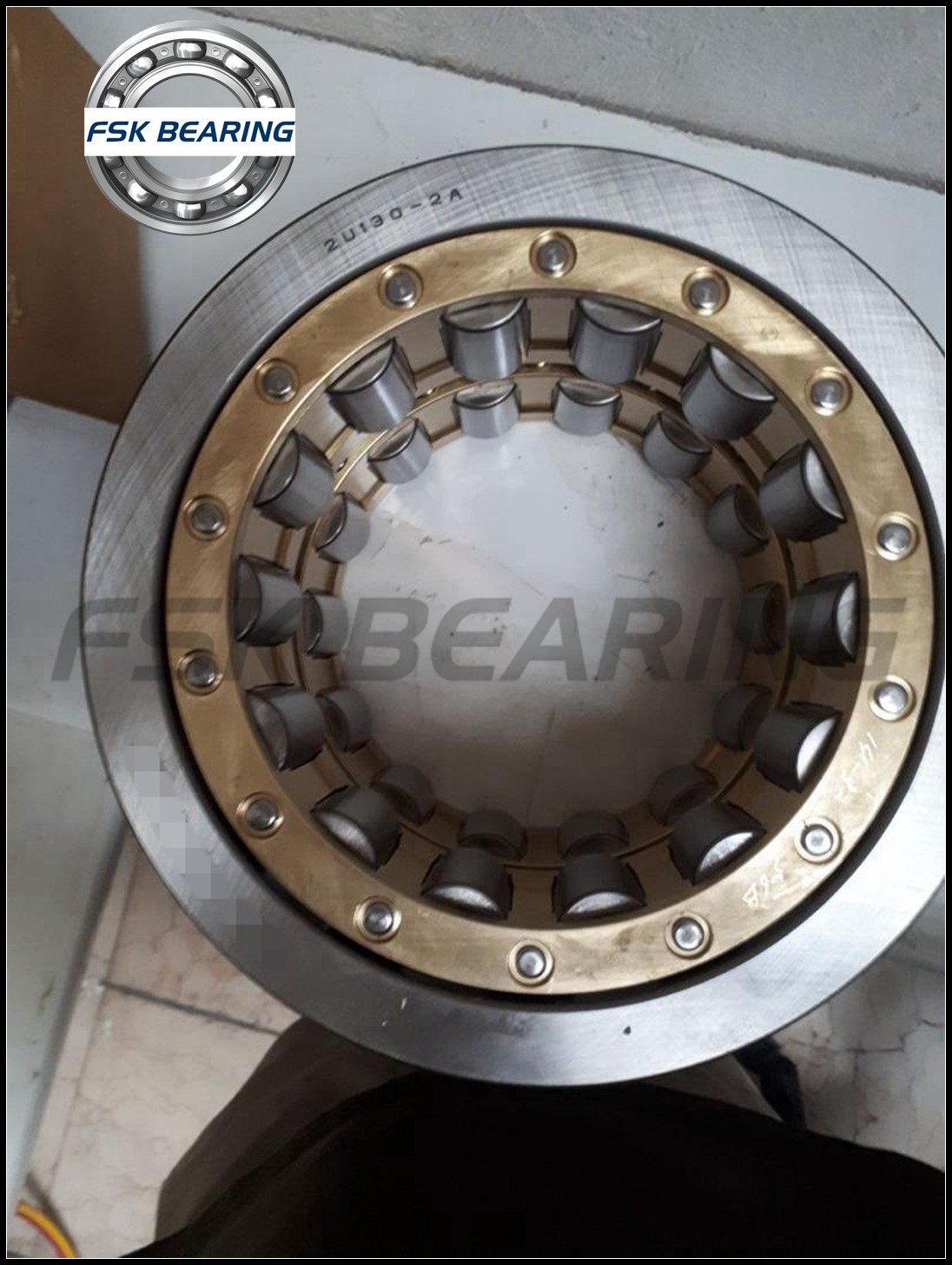 Heavy Duty 2M150-3 Railway Bearing 150*270*135mm Double Row Cylindrical ...
