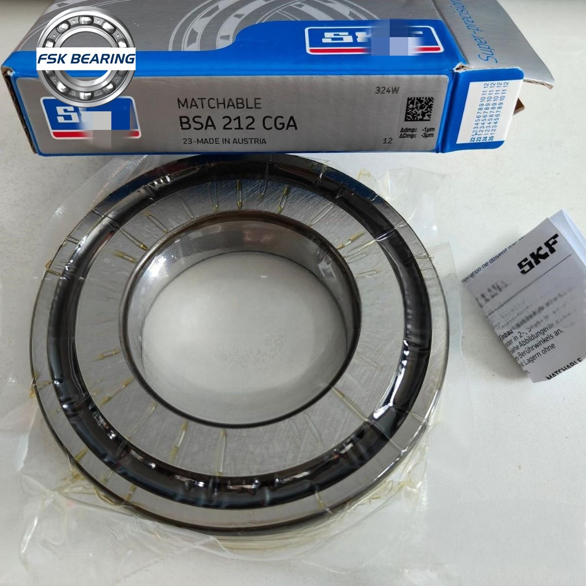 BSA210 CGA Angular Contact Ball Bearings For Precision Screw Supports ...