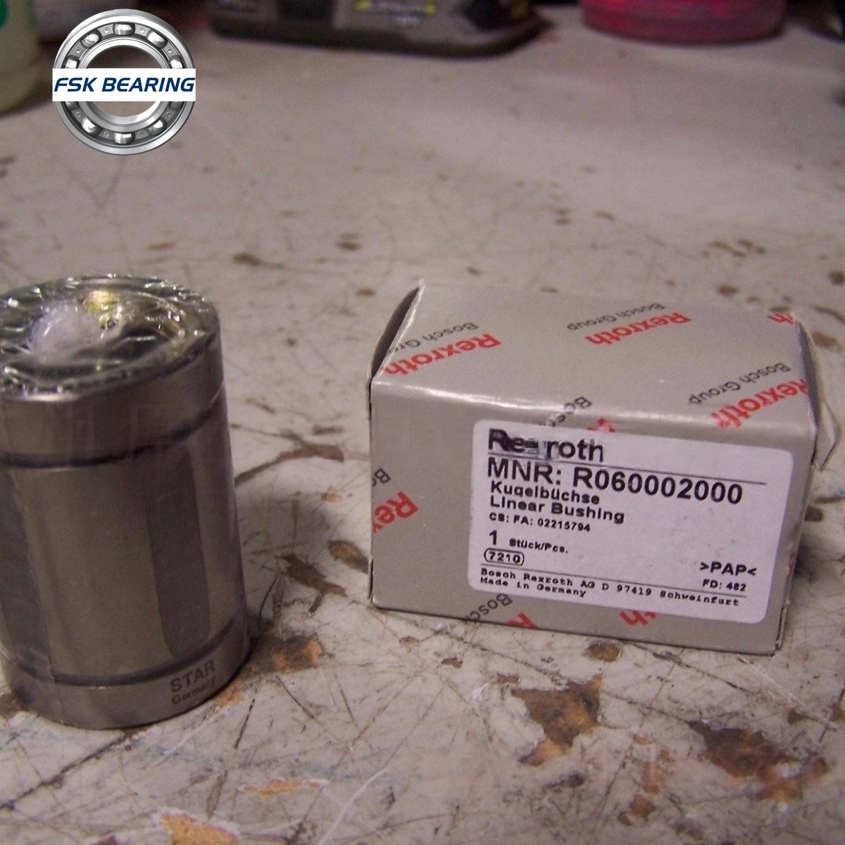 Standard R060002000 REXROTH Linear Bearing R0602 Series Without Wiper Seals