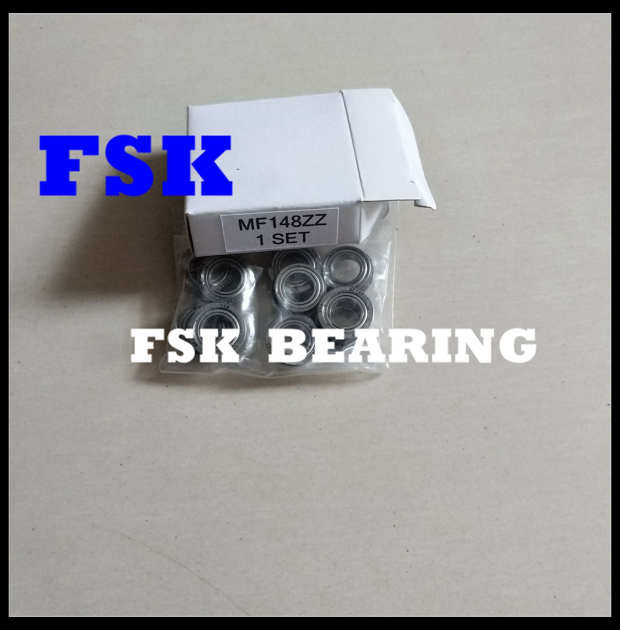 Miniature MF148ZZ Flange Deep Groove Ball Bearing for Hardware Tool 8mm ...