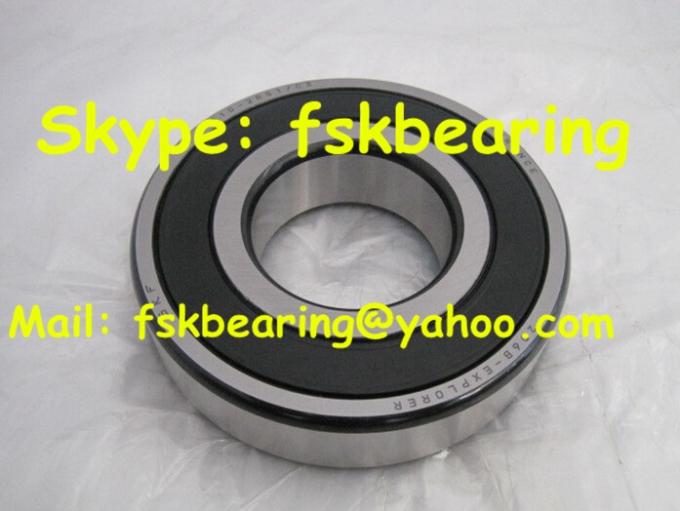 ABEC-5 Deep Groove Ball Bearings Double Sealed Black Corner For Trailer