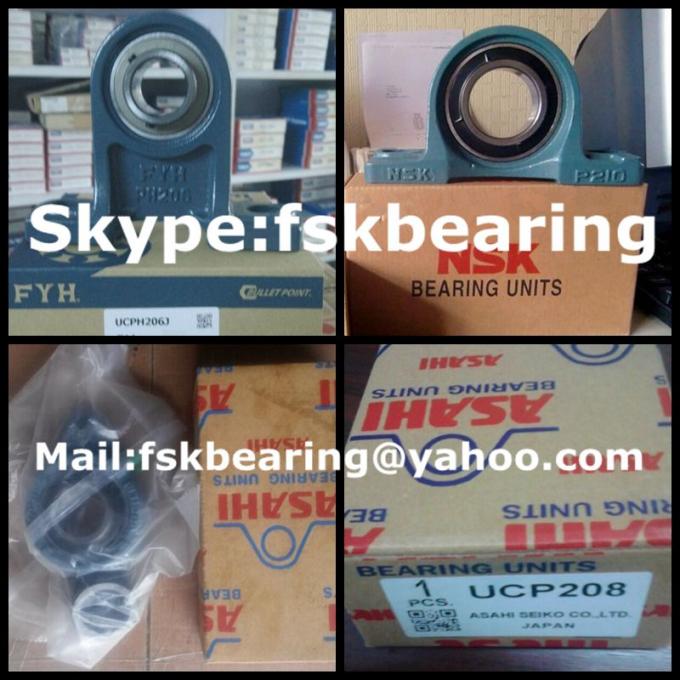25mm ID Small Pillow Block Bearings UCT205 Casting Steel for Harvesting Machine
