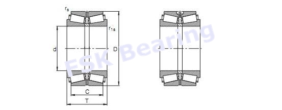 High Load 352026 352028 352032 Double Row Roller Bearing for Reducer