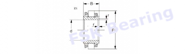 Brass Cage Steel Pin RN205M Eccentric Roller Bearing For Reducer 25mm × ...