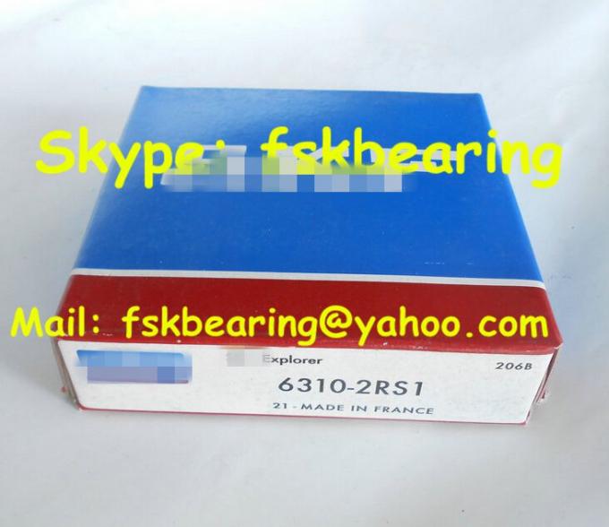 ABEC-5 Deep Groove Ball Bearings Double Sealed Black Corner For Trailer