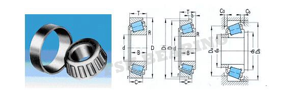 32211 32212 Tricycle Steering Tapered Roller Bearings Hub Bearing ABEC ...