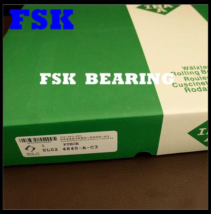SL02 4840 A C3 , NNCL4840V Cylindrical Roller Bearing SL Series Bearing ...