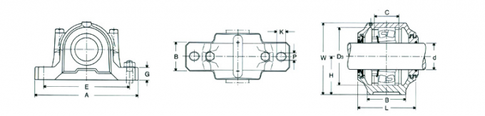 FSKG Brand SNU518 - 615 , SNU520 - 617 Split Plummer Block Housings ...