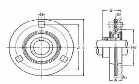 PP205 PF208 PFL206 PFT207 Stamping Housing Pressed Steel For UC SB SA ...