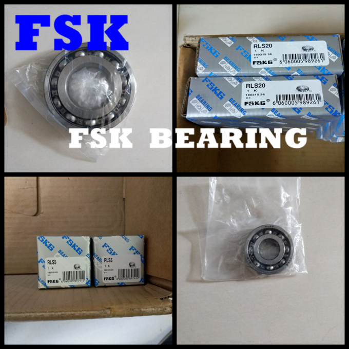 Inch Size RLS 5-2RS1 , RLS 20 ZZ Deep Groove Ball Bearing Miniature ...
