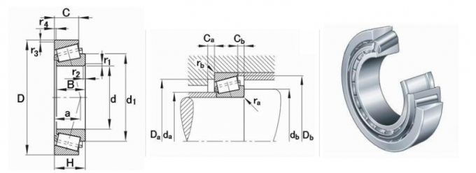 USA Market T4DB200 Metric Tapered Roller Bearings 200*270*37mm