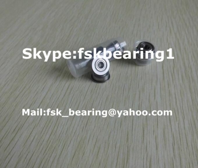 Metric F605ZZ Miniature Flanged Ball Bearings 5mm x 14mm x 5mm