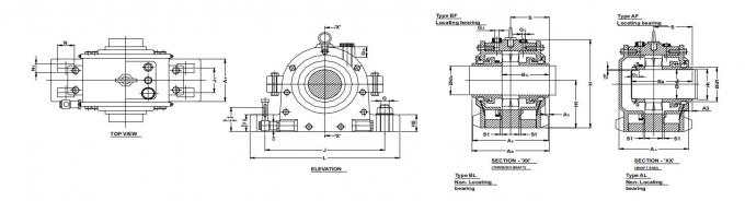 Heavy Load SOFN 228BF SOFN 230AF SOFN 232 Split Plummer Block Housing ...